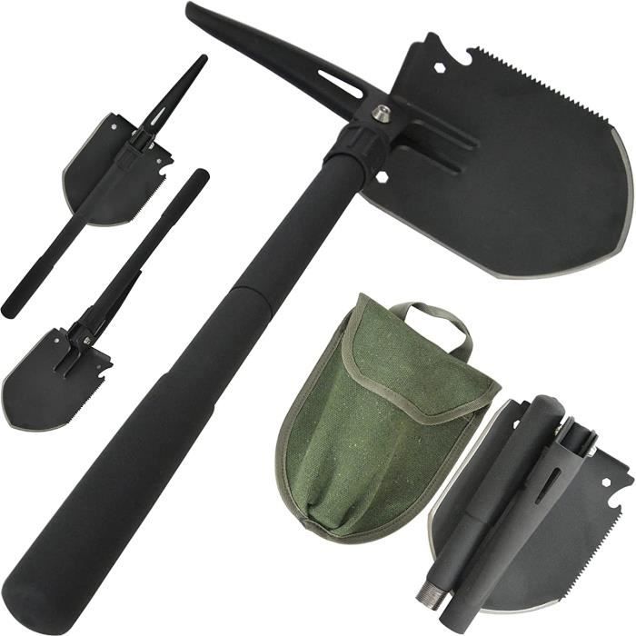 Pelle militaire multifonctionnelle, pelle à pelle de jardin portable ...