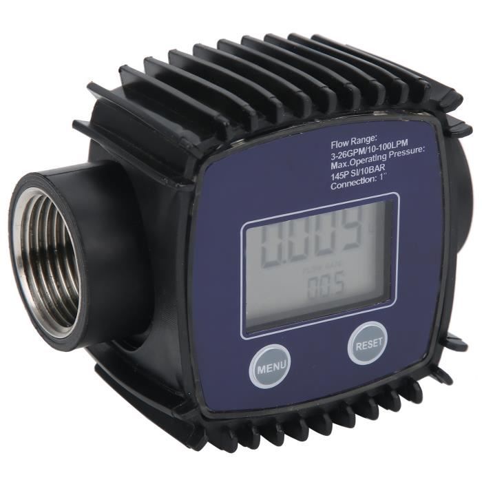 Débitmètre à turbine K25 1in Digital Turbine Flowmeter Diesel Fuel Pump ...