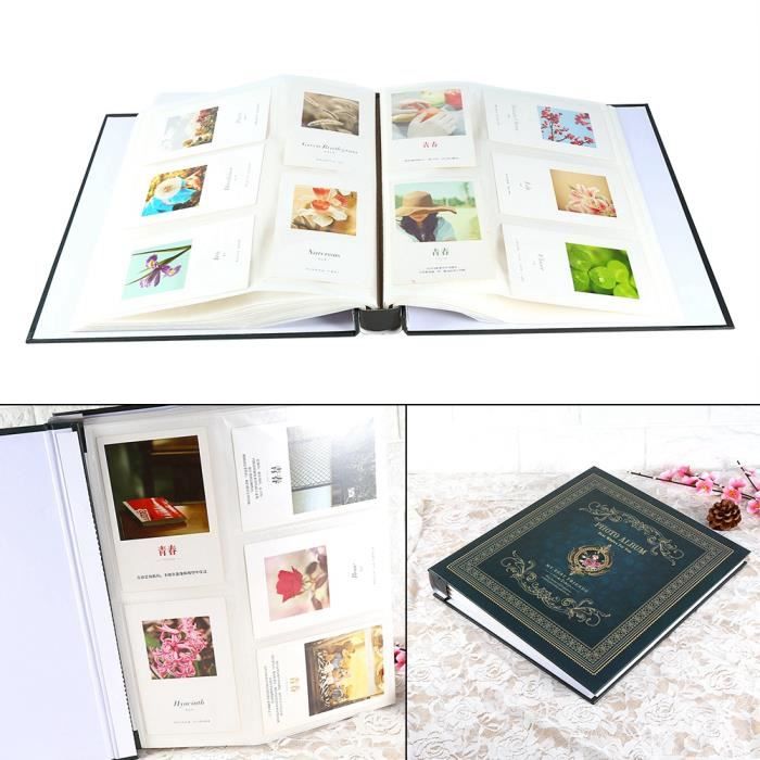 Album photo - AB037 - 500 photos - Couverture en carton - Vert foncé ...
