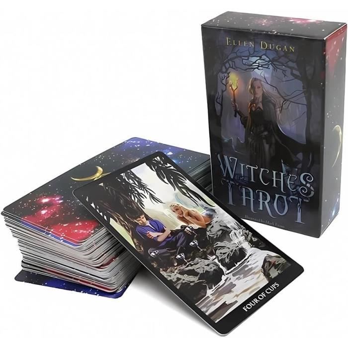 78Pcs Cartes De Tarot Tarot De Oracle Witch Tarot Cards Tarot Jeu De ...