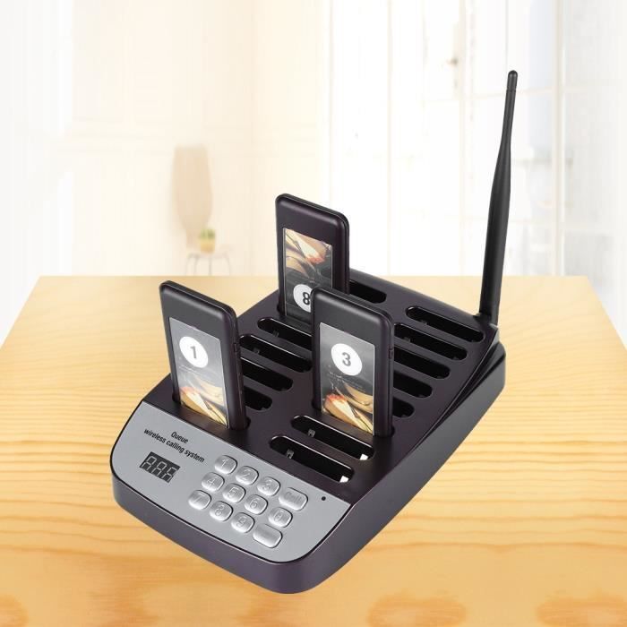 URB Système de téléavertisseur SU-66 1 à 16 Système d'attente de ...