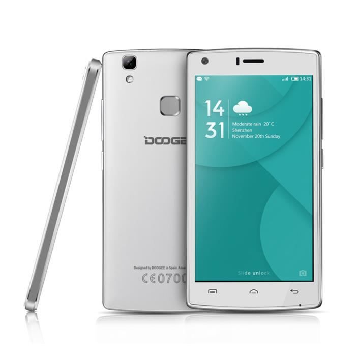 DOOGEE X5 MAX Pro Smartphone Double SIM 4G 5.0 "HD IPS 2Go + 16Go 136g ...
