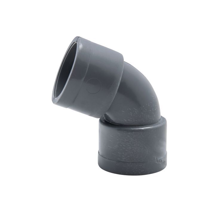 Coude d'évacuation PVC - 67°30 - Femelle/Femelle - Ø32 - A glissement ...