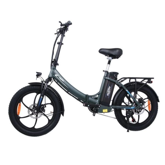 Vélo électrique pliant ONESPORT OT16 350W 720WH 52KM Gris - vélos ...