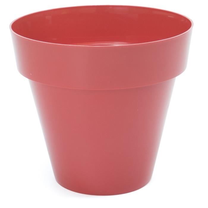 Pot à fleurs 14 Cm Collection LIMITED - Rouge - Cdiscount Jardin