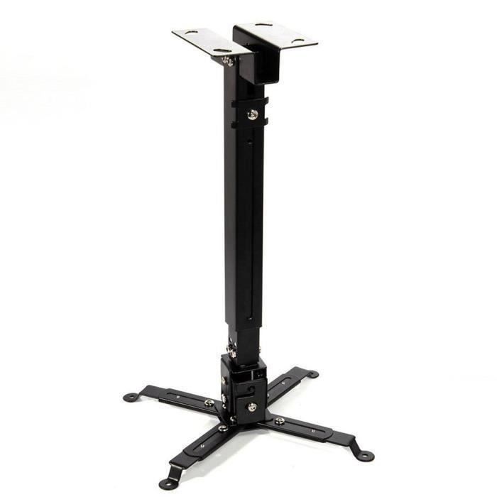 Sing-Support de projecteur universel noir réglable au plafond ...