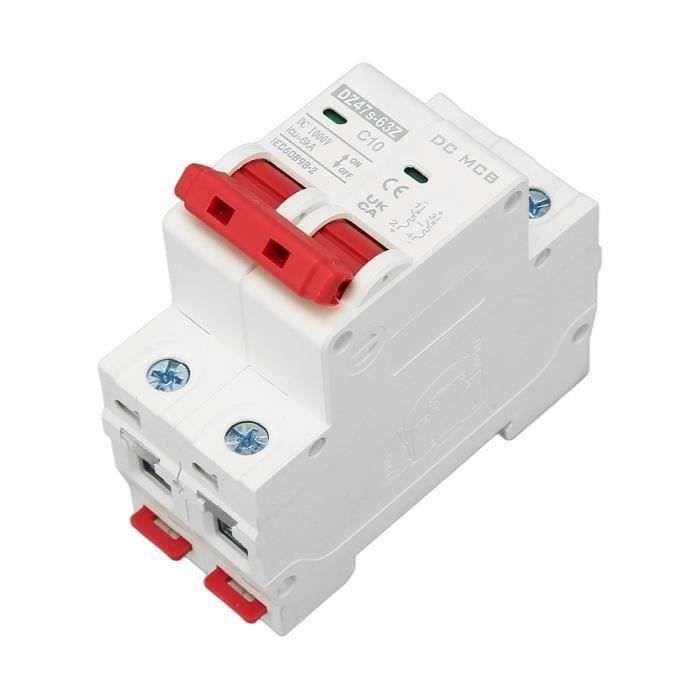 SUNGOD-Petit disjoncteur 2P 2P Mini disjoncteur 6000A capacité de rupture petit système solaire ...