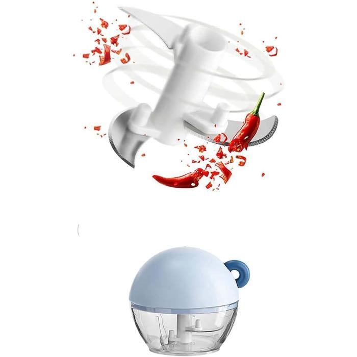 Mini Hachoir À Ail À Main, Mini Trancheuse Portable, Hachoir À Viande À ...