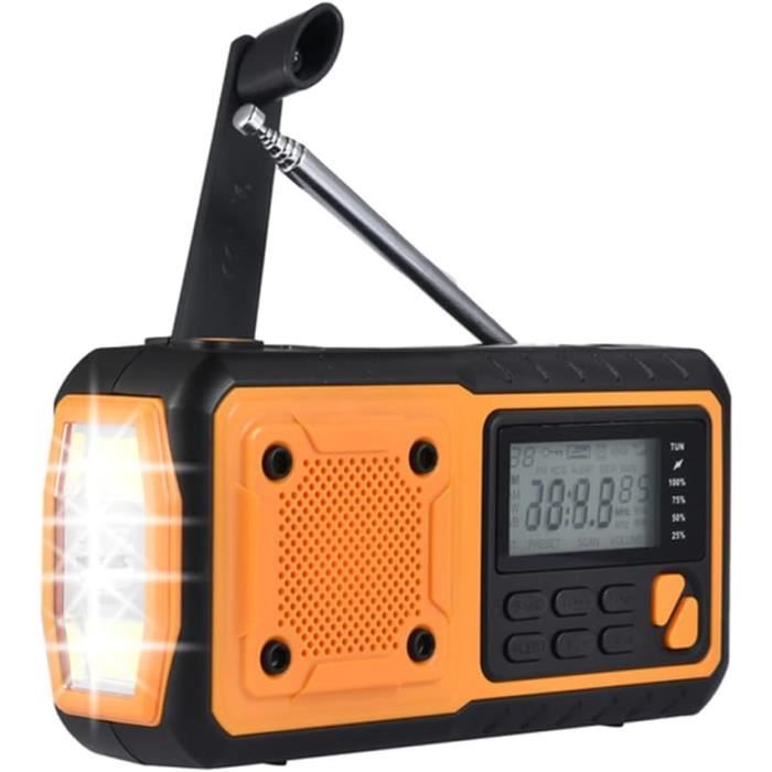 Radio D'Urgence, Radio À Manivelle Solaire, Radio Météo Am-Fm Avec ...