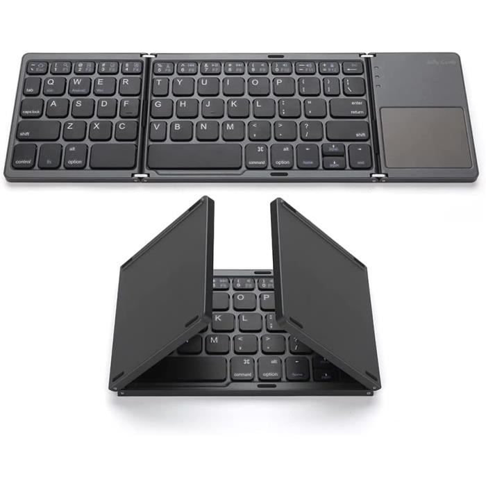 Clavier Bt Pliable Sans Fil,Clavier Pliable Taille De Poche,Mini ...