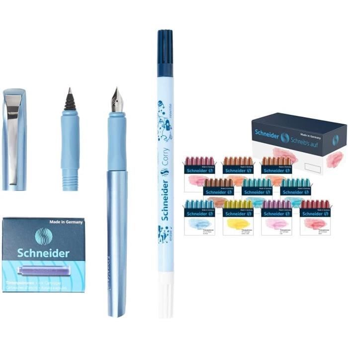 74863 Ceod Shiny Kit D'Écriture Avec Stylo Plume, Stylo Roller, Effaceur D'Encre, Plume M, Avec ...