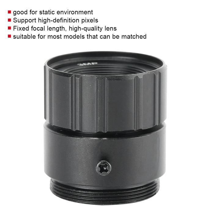 Lentille de caméra CCTV 16mm 3MP Mount CS haute définition pour caméra ...