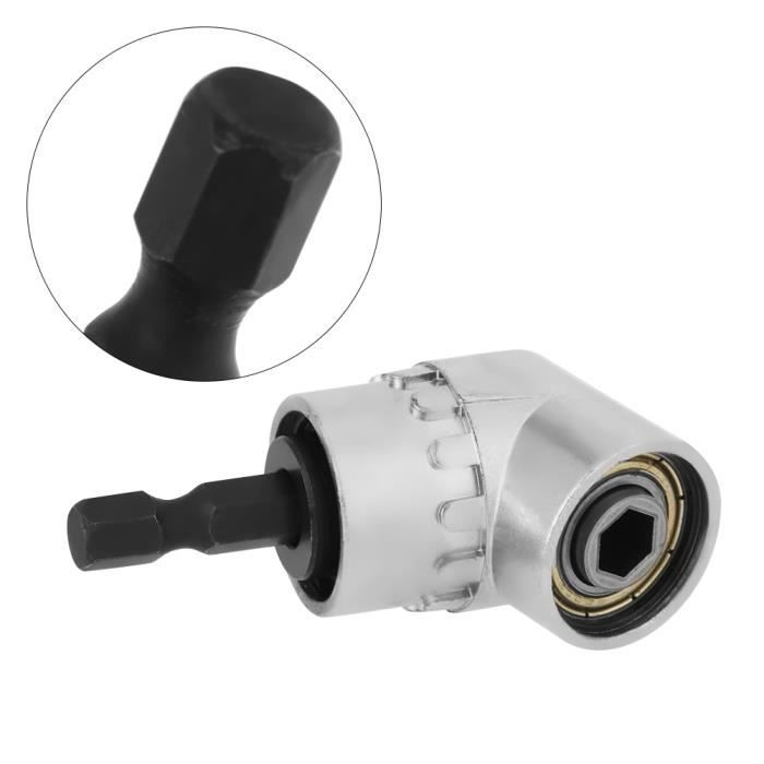 Porte-embout de visseuse à angle de 105 degrés avec adaptateur pour ... Porte-embout de visseuse à angle de 105 degrés avec adaptateur pour ...
