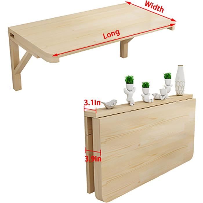 Bureau De Table Mural, Bureau Flottant, Table Pliante À Linge, Table ...