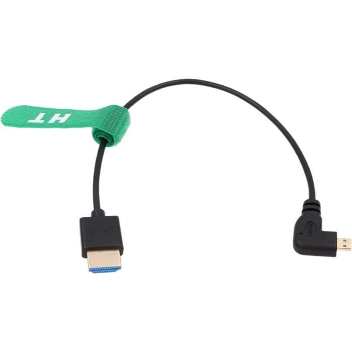 Micro Hdmi 4K 120Hz 8K Ultra Hd Cable Pour Sony A6500 A7Iii Canon Eos M ...