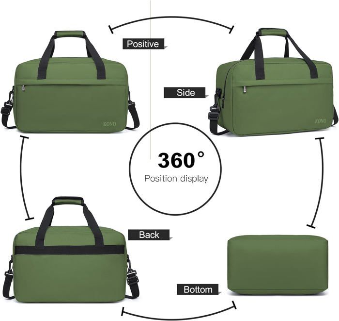 Sac De Voyage 35X20X20Cm Pliable Sac Cabine À Main Léger Pour Ryanair ...