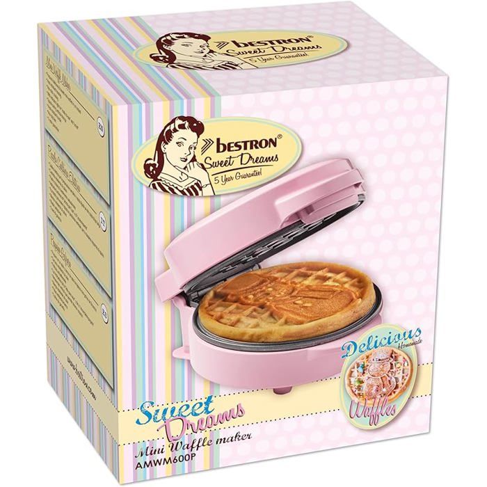 Mini gaufrier avec motif bonhomme de neige petit gaufrier antiadhéif ...