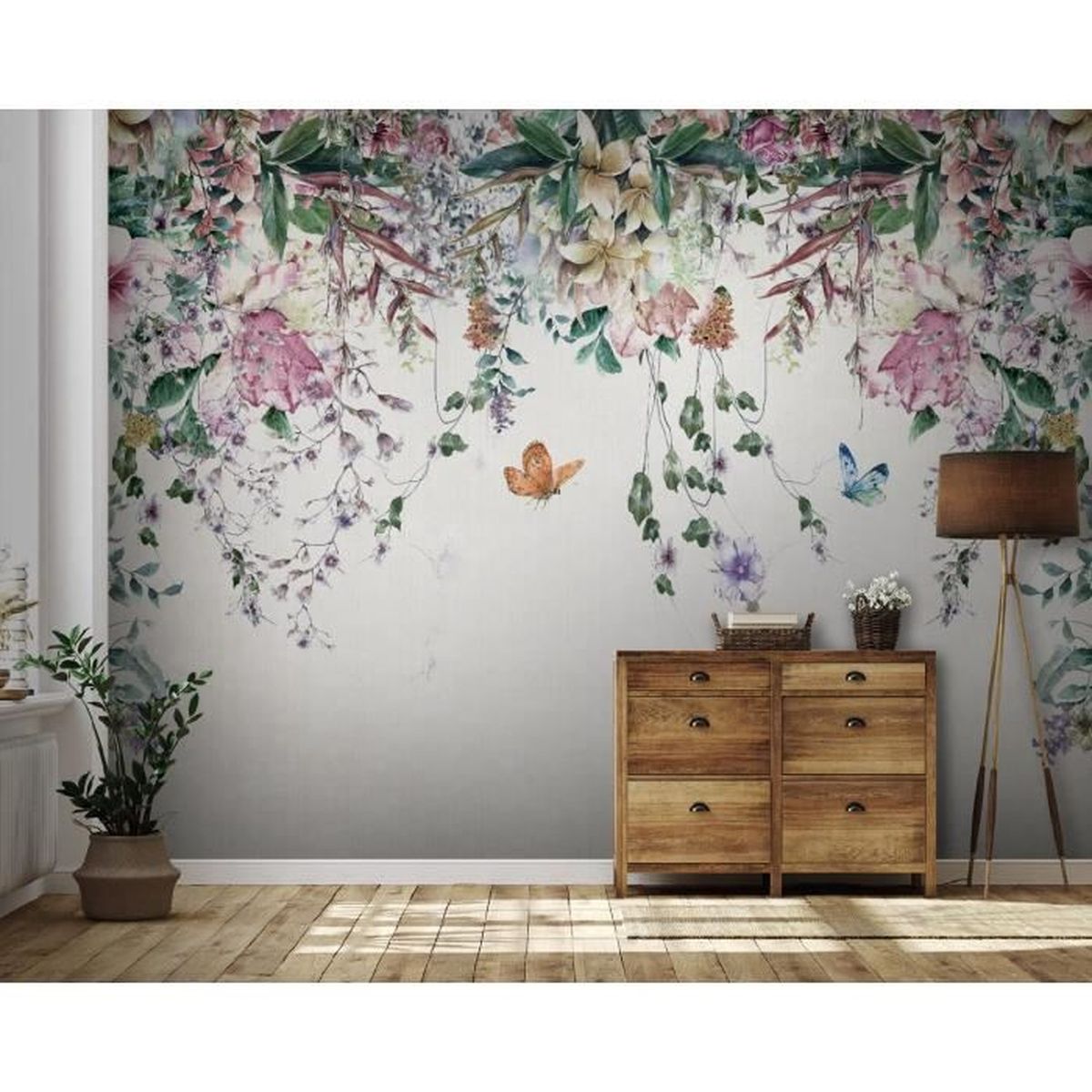 Papier Peint Panoramique 3D Fleurs 310x210 cm 3D Fleurs Bloom Nature ...