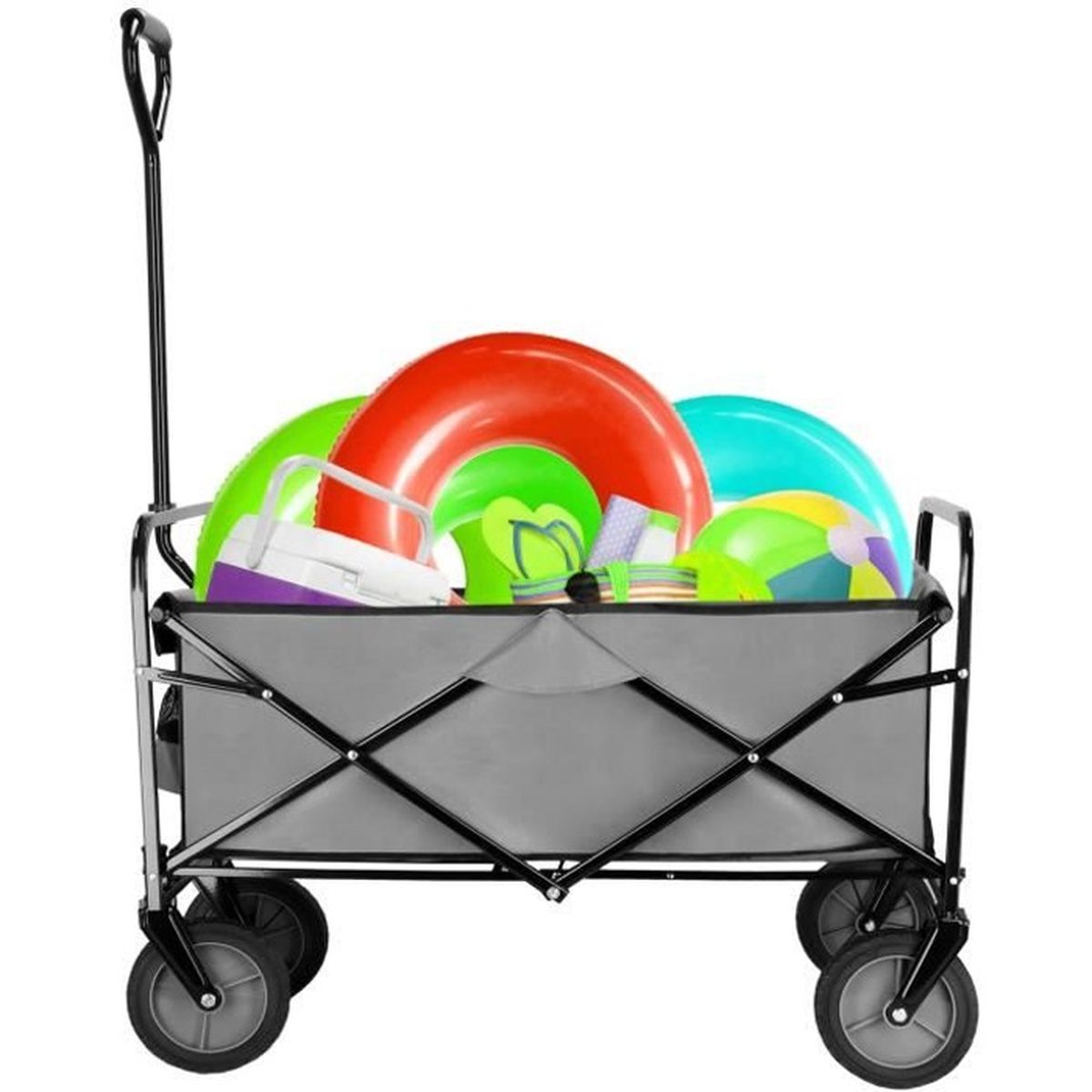 SPRINGOS® Chariot de Jardin Chariot touristique Pliable avec 4 Roues ...