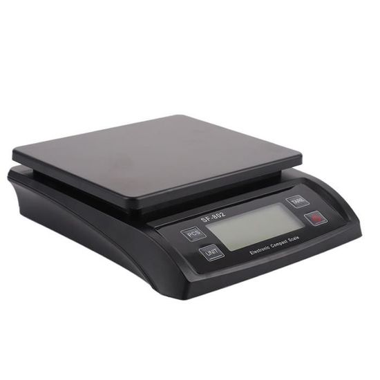 30 kg - Le noir - Balances électroniques compactes avec grand écran LED ...