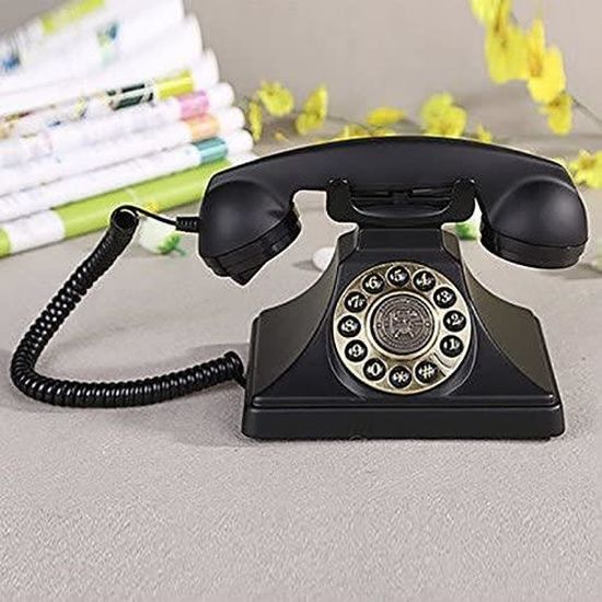 Téléphone Vintage Fourniture Téléphone Filaire Téléphone Rétro Européen ...