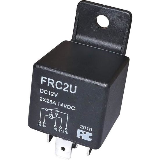 Aerzetix: Relai Spst Frc2-12v 50a 5 Pin Broches Électromagnétique Auto ...