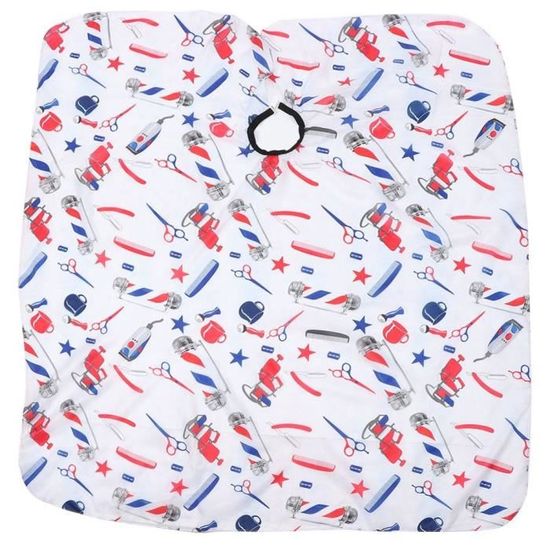 Cape de coupe de cheveux - DILWE - Noir - Tissu épais - Antistatique ...