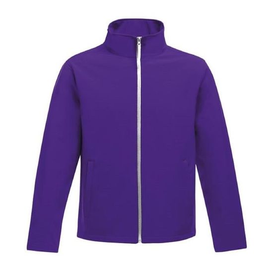 Veste softshell - TRA628 - violet - homme - 100% polyester - 265 g/m2 ...