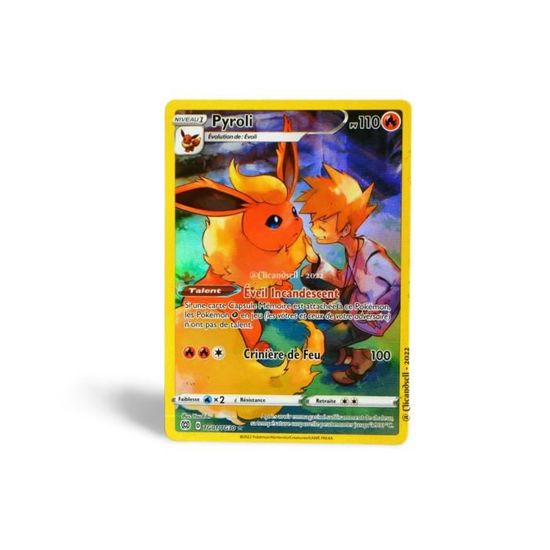 Carte Pokémon Pyroli 110 PV TG01-TG30 EB09 - Stars Étincelantes NEUF FR ...