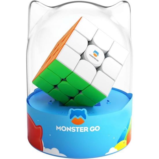 Monster Go 3x3 Standard Speed Cube, MG 356 v2 Cube Learning Series ...