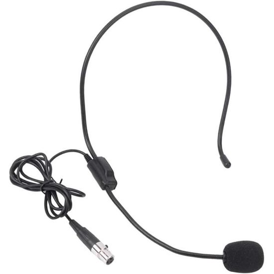 Microphone À Condensateur Avec Microphone, 3 Broches, Mini Tête ...