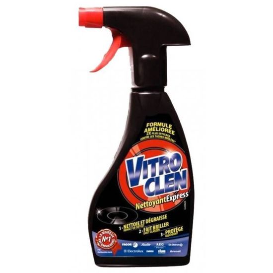 Vitroclen Pistolet Nettoyant Express 3 en 1 Vitrocéramique 250ml (lot ...