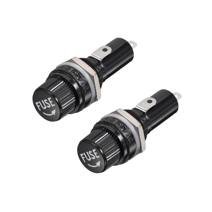 Fusible SOURCING MAP 2Pcs AC 125V/15A 250V/10A 15mm Filetage Bouchon ...