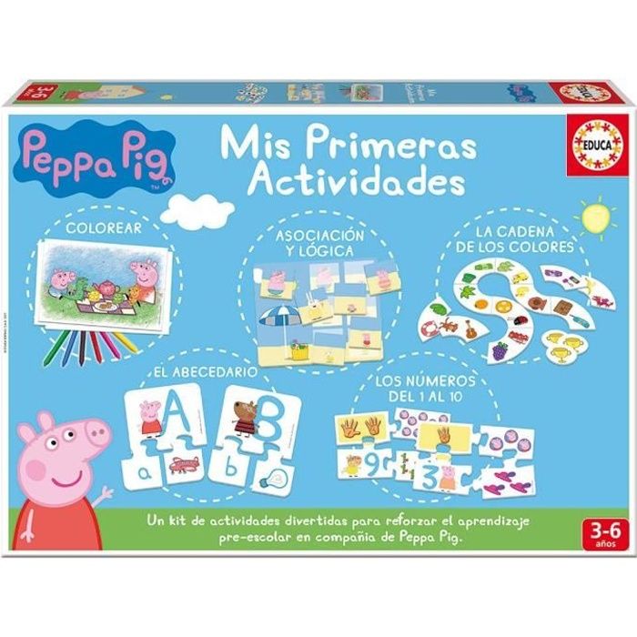 Peppa Pig Mes 1 activités 5 jeux en 1 ALPEXE-9 - Cdiscount Jeux - Jouets