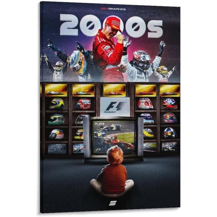 Poster F1 Best Of 2000S - Poster Esthétique Pour Décoration De Salon ...