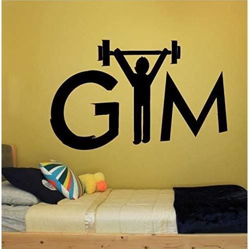 Gym Logo Sticker Mural Art Mur Vinyle Autocollant Décor À La Maison ...