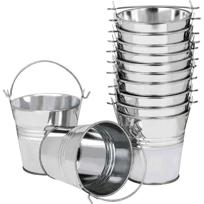 12 Pièces Mini Pots de Fleurs Suspendus en Métal, 6cm Pots de Fleurs ...