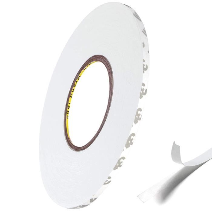 Ruban Adhésif Double Face, Transparent 3M 9080 Double Face Scrapbooking Extra Fort Longueur 50 m ...