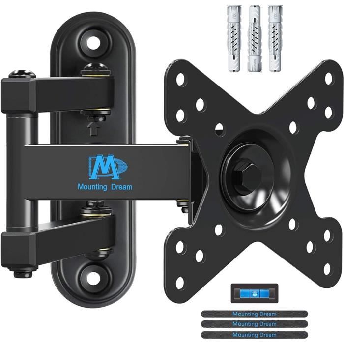 Support Mural pivotant et inclinable pour la Plupart des téléviseurs à ...