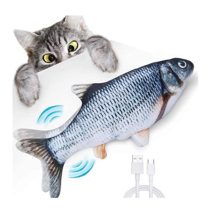 Jouets Poisson Electronique Simulation Réaliste, Jouet pour Chat ...