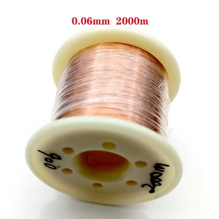 Câble-fil - Fil de cuivre émaillé en polyuréthane - Qa-1-155 - 0.06mm ...