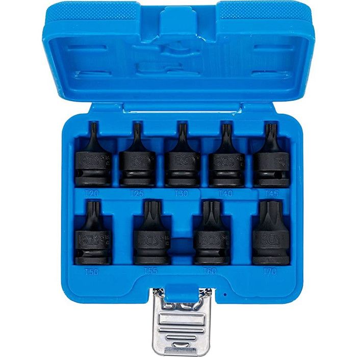COFFRET 9 TORX MALES A CHOC IMPACT de T20 à T70 CLIQUET 1/2 (12.7) - Cdiscount Auto