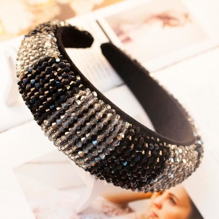NANWAD-34 -44 Styles de luxe Baroque brillant rembourré strass bandeaux ...