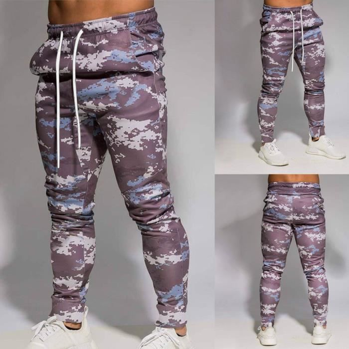 Pantalons de sport décontractés pour hommes Pantalons de jogging Slim ...