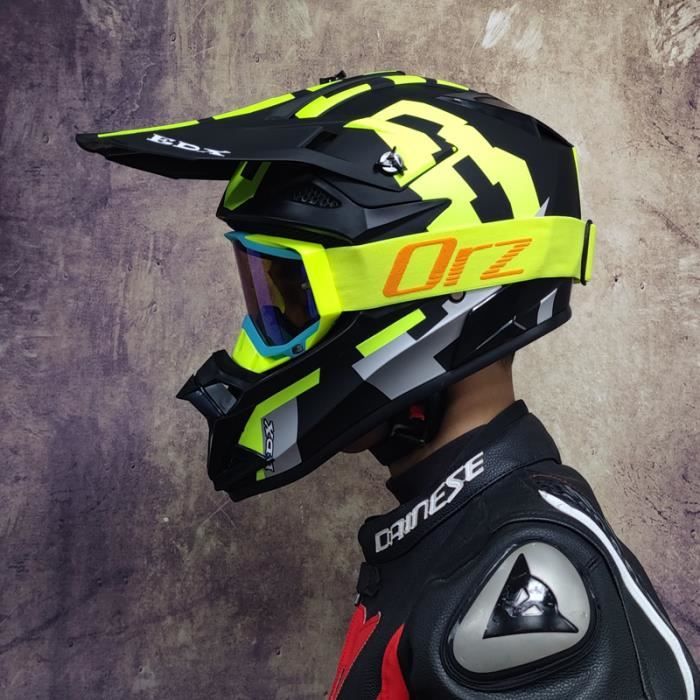 RUMOCOVO® Casque pour moto vtt tout terrain, hors route, pour moto hors ...