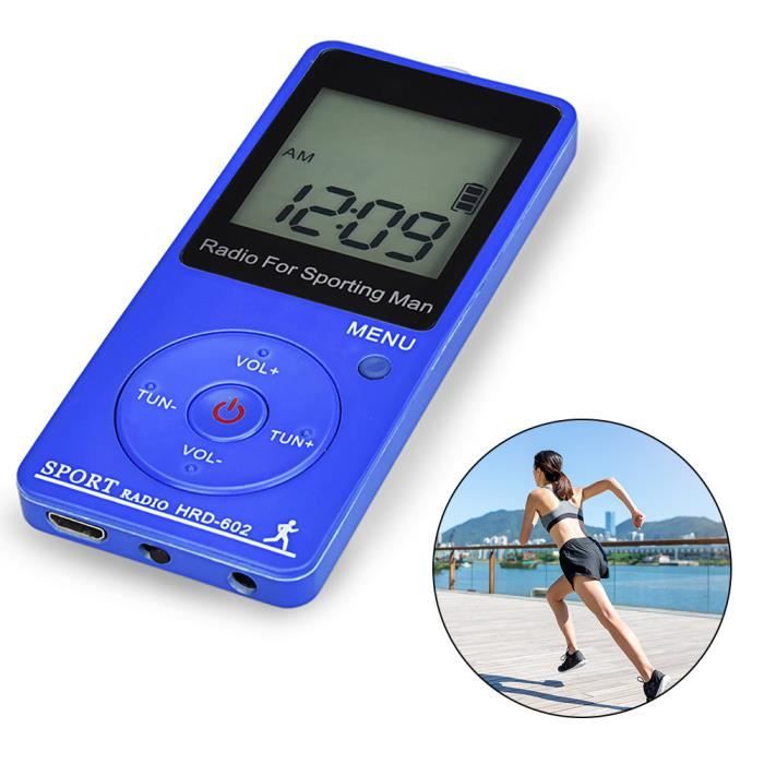 Mini Radio De Sport Portable Récepteur Radio Fm Am Radio De Comptage De ...