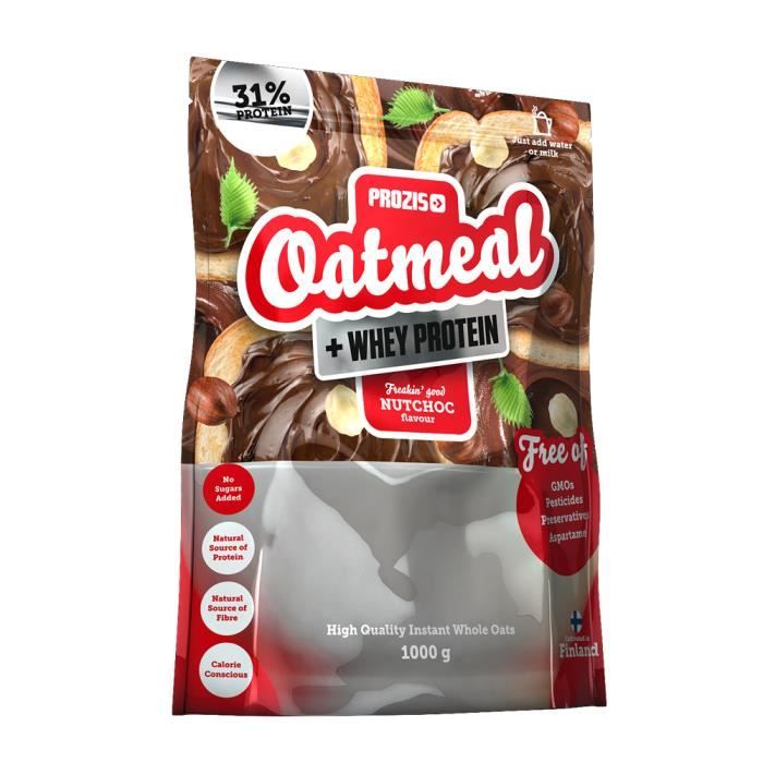 PROZIS - Oatmeal + Whey - Avoine et whey 1000 g - Cheesecake à la ...