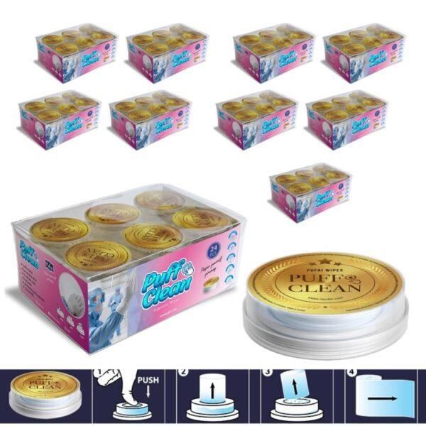 Pufai Puff Clean Lingettes Nettoyantes Hygiéniques Pour Appareils ...