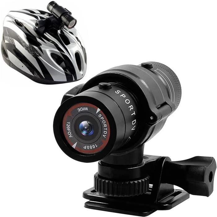 TKMARS Mini Caméra Sport Vélo 1080p Full HD Caméra De Casque Étanche ...