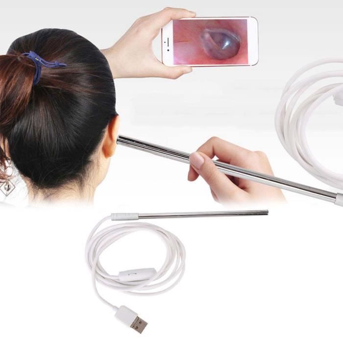 TMISHION Otoscope d'oreille Earpick visuel d'inspection visuelle de ...